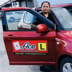 Marie at Ace Driving School Qld
